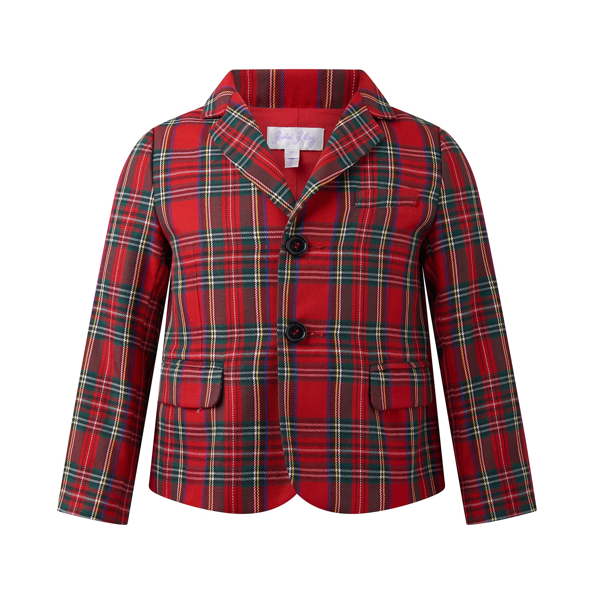 Red Tartan Blazer – Rachel Riley US
