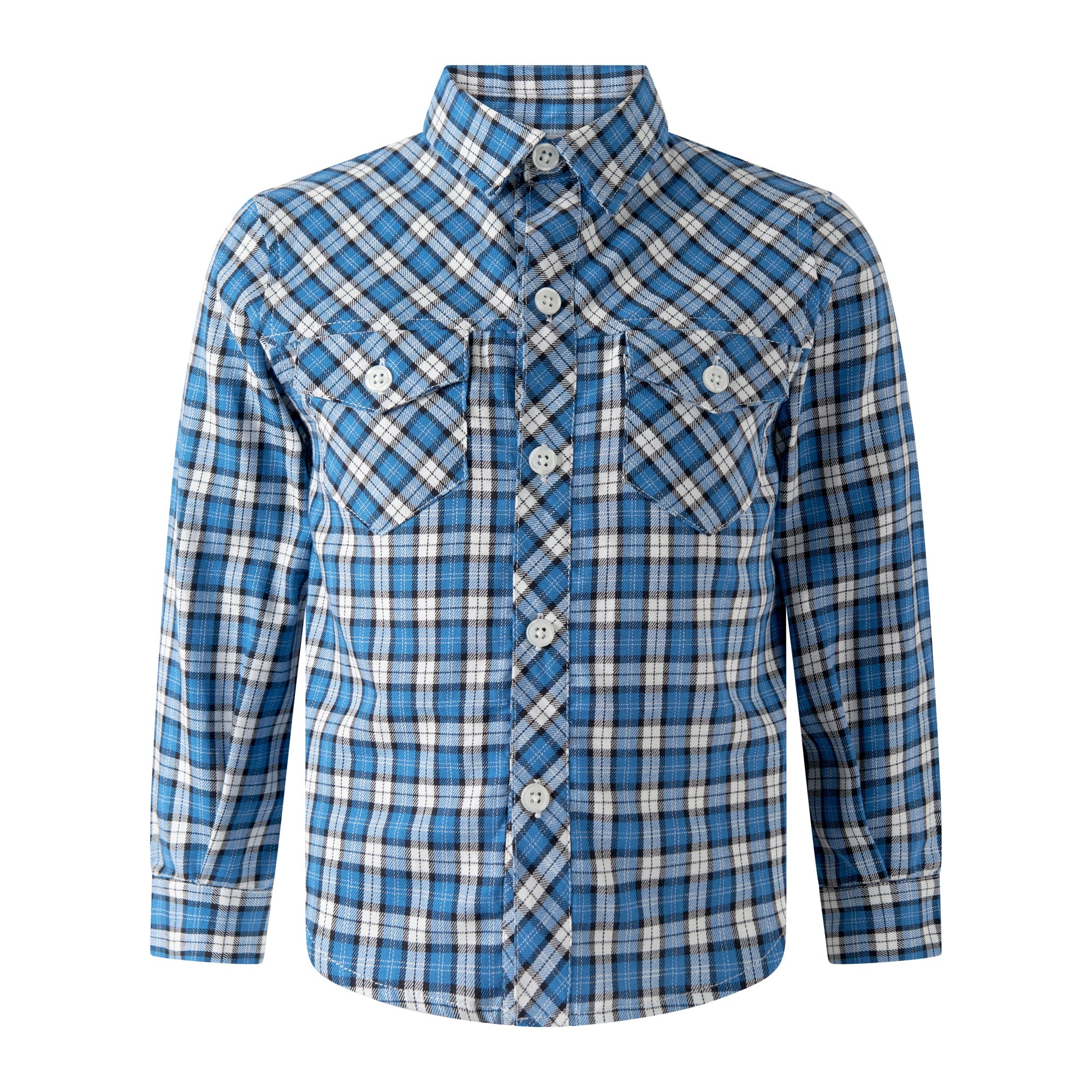 Blue Mini Check Shirt – Rachel Riley US