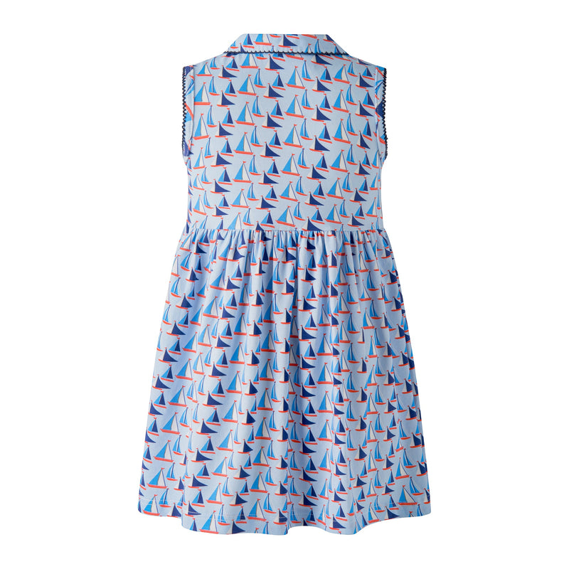Sailboat Jersey Dress – Rachel Riley US