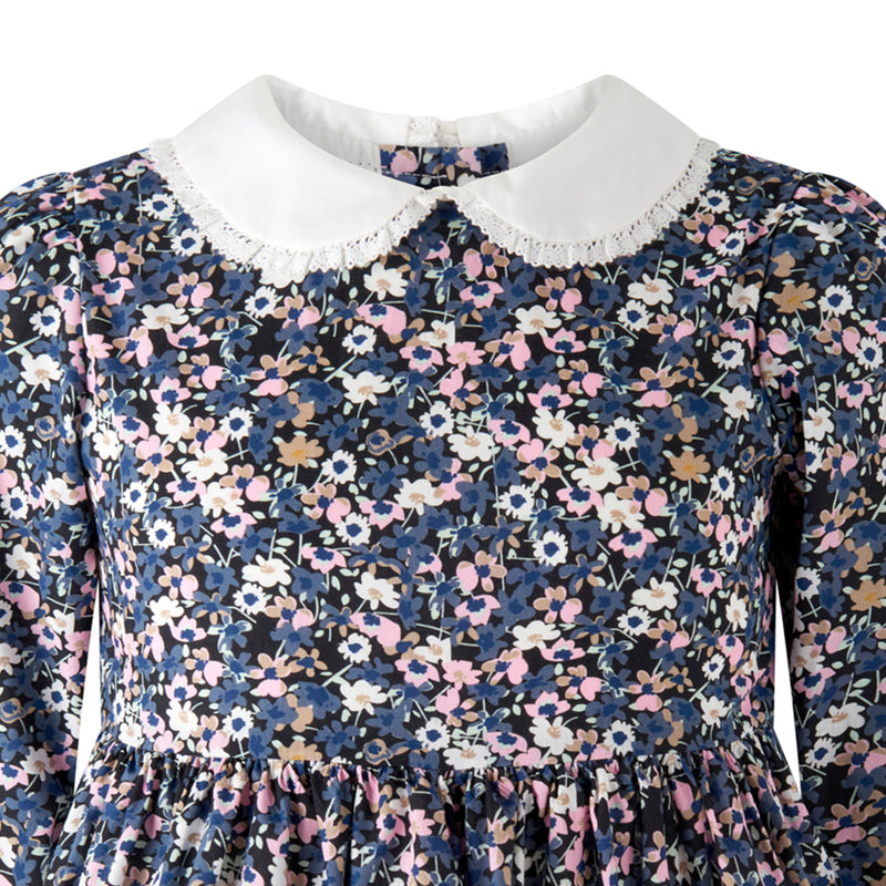 Meadow Floral Peter Pan Collar Dress – Rachel Riley US