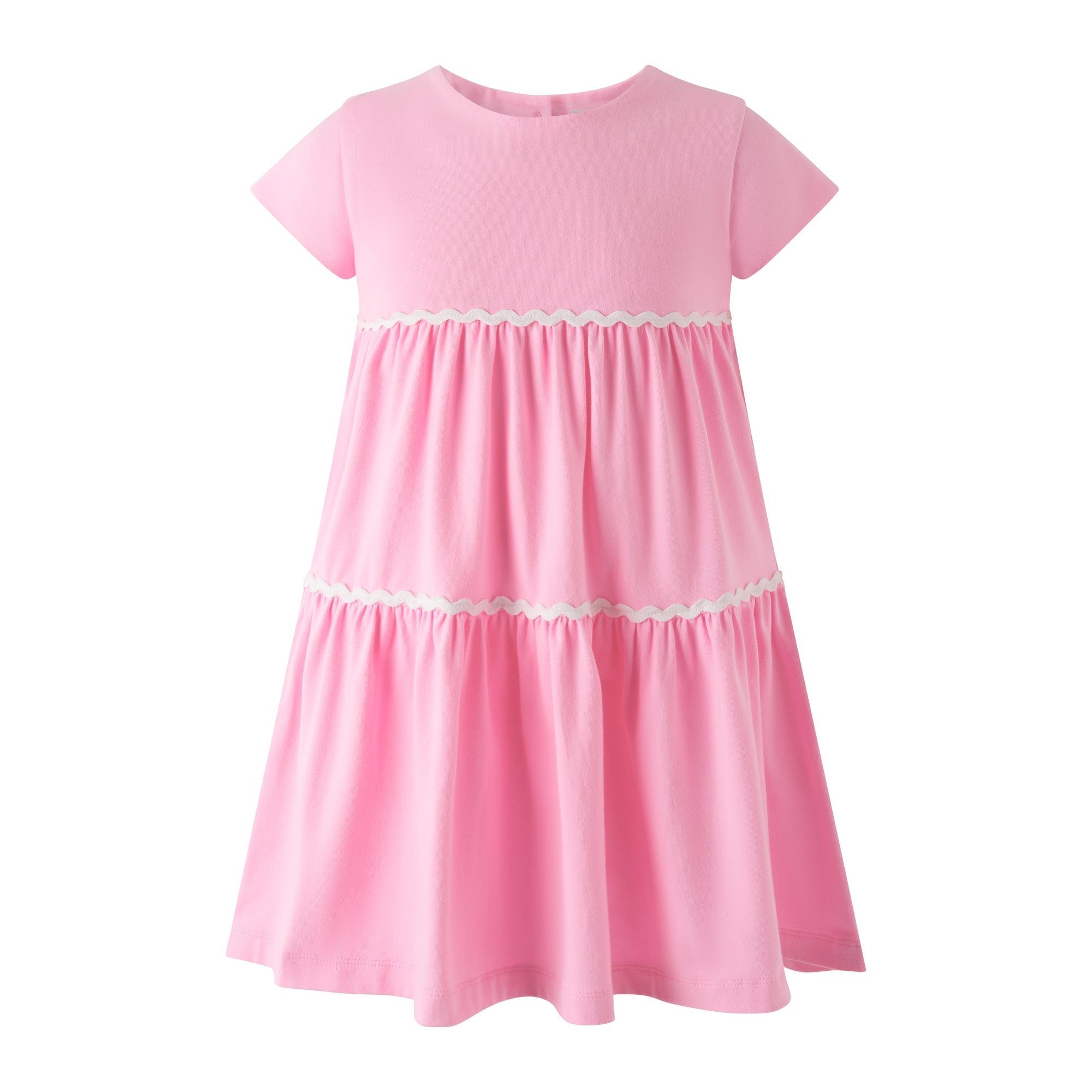 Pink Ric Rac Jersey Dress – Rachel Riley US
