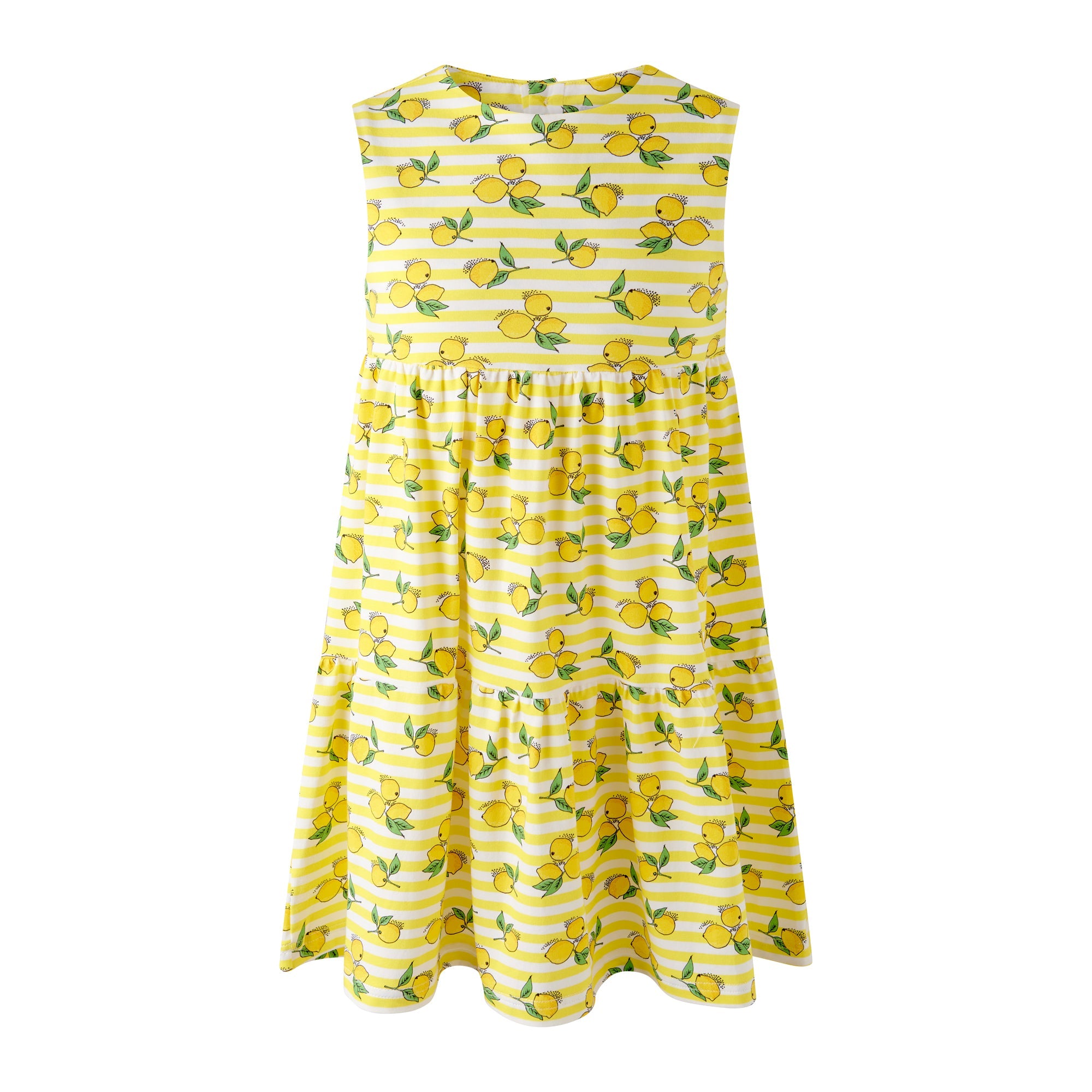 Lemon Stripe Jersey Dress – Rachel Riley US