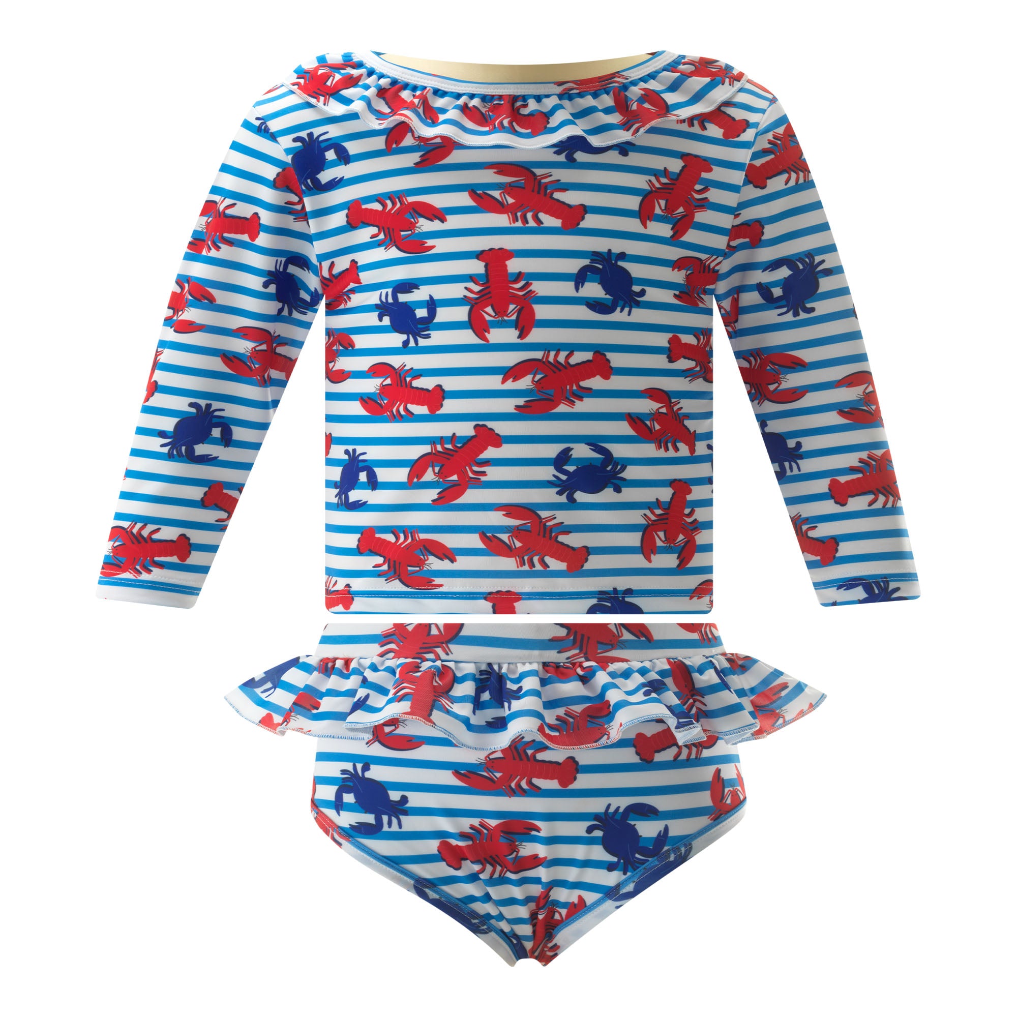 Lobster Rash Guard Set – Rachel Riley US