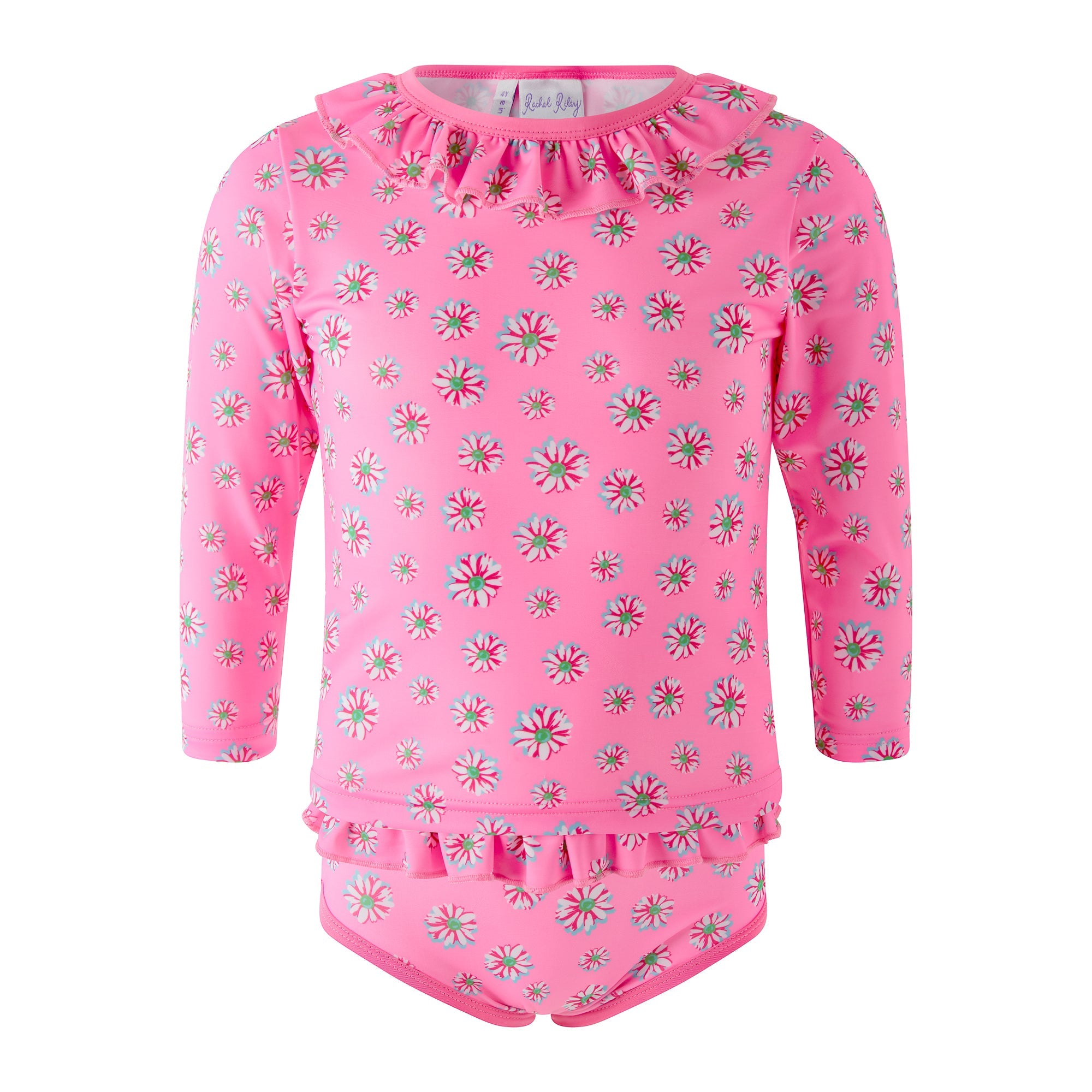 Pink Daisy Rashguard Set – Rachel Riley US