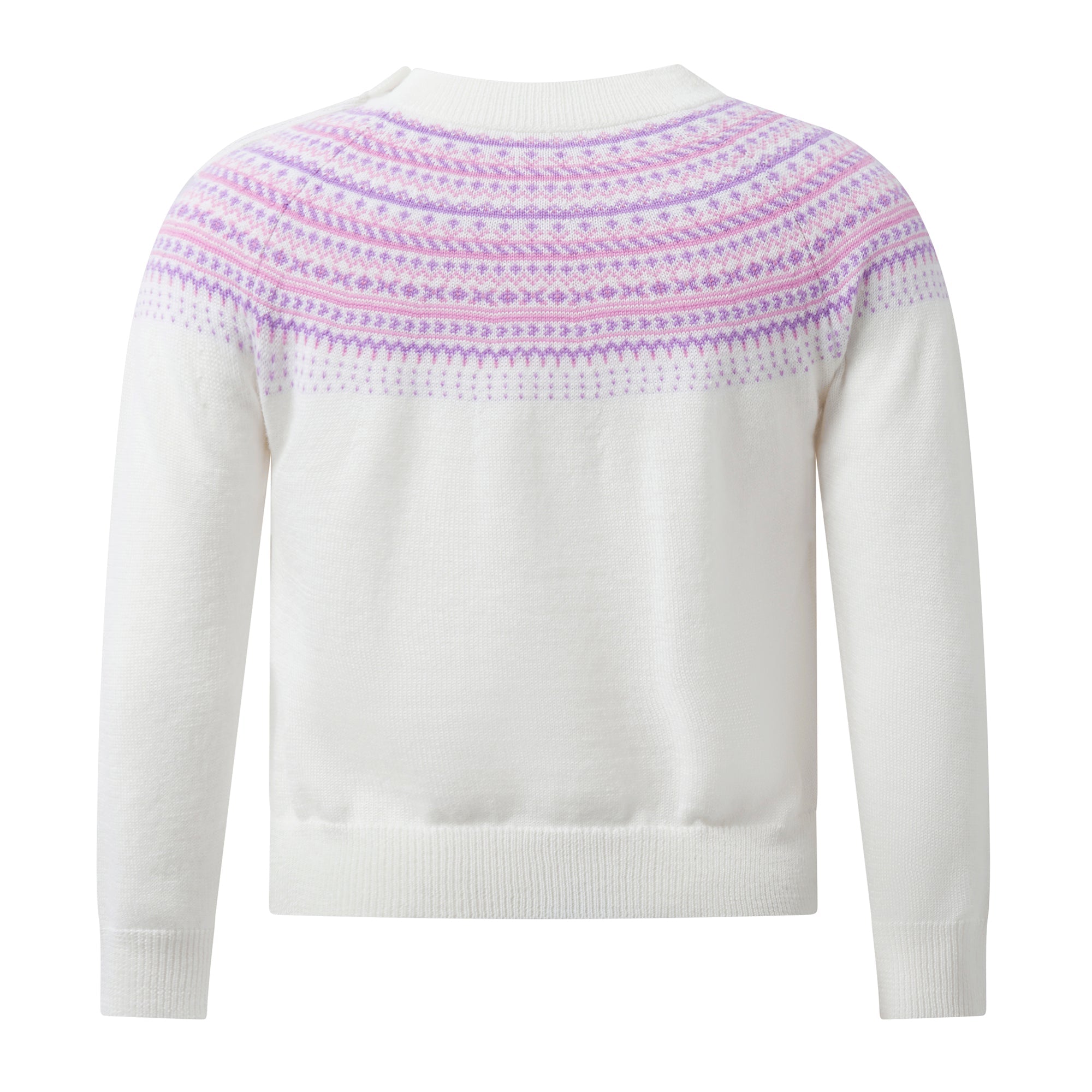 Ivory Fairisle Sweater – Rachel Riley US