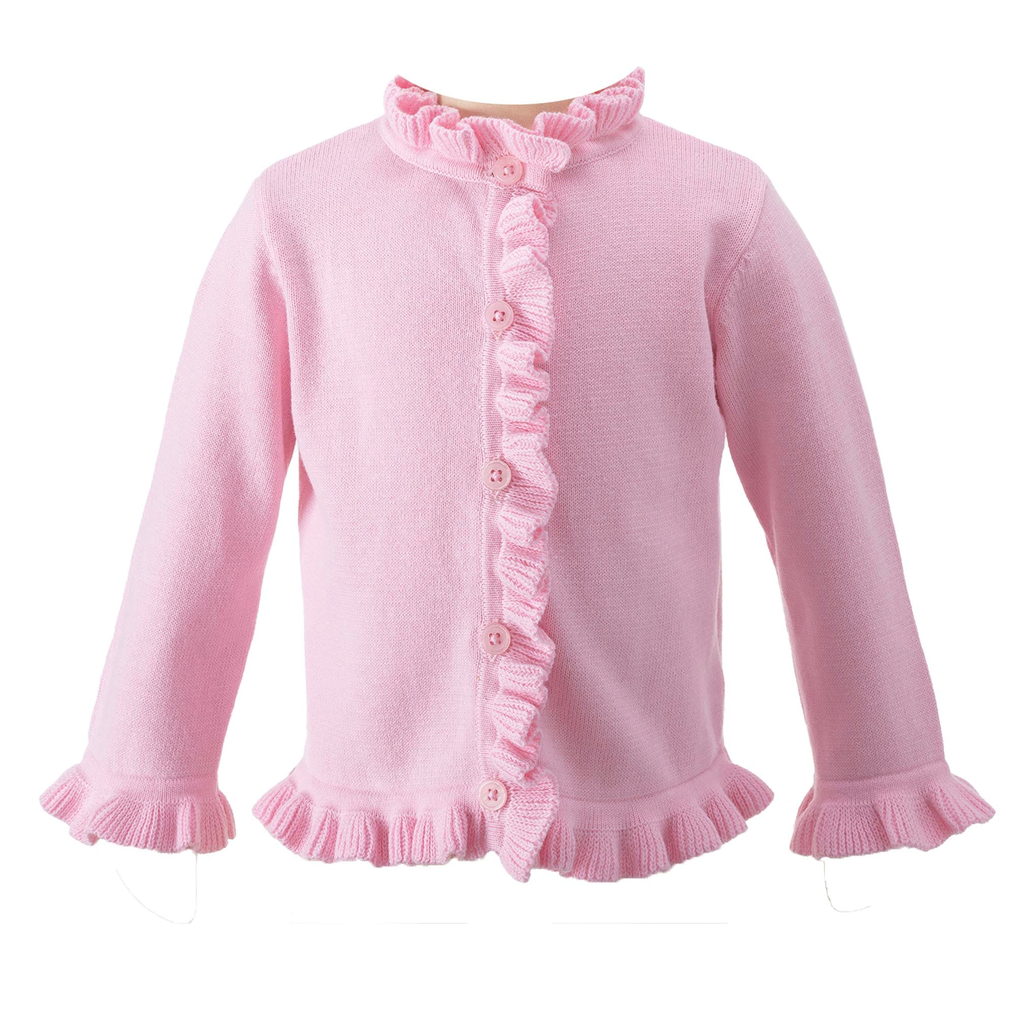 Pink Frill Cardigan – Rachel Riley US