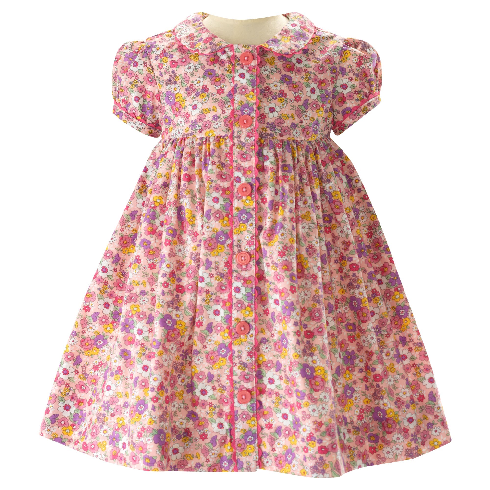 Candy Floral Button-front Dress & Bloomers – Rachel Riley US