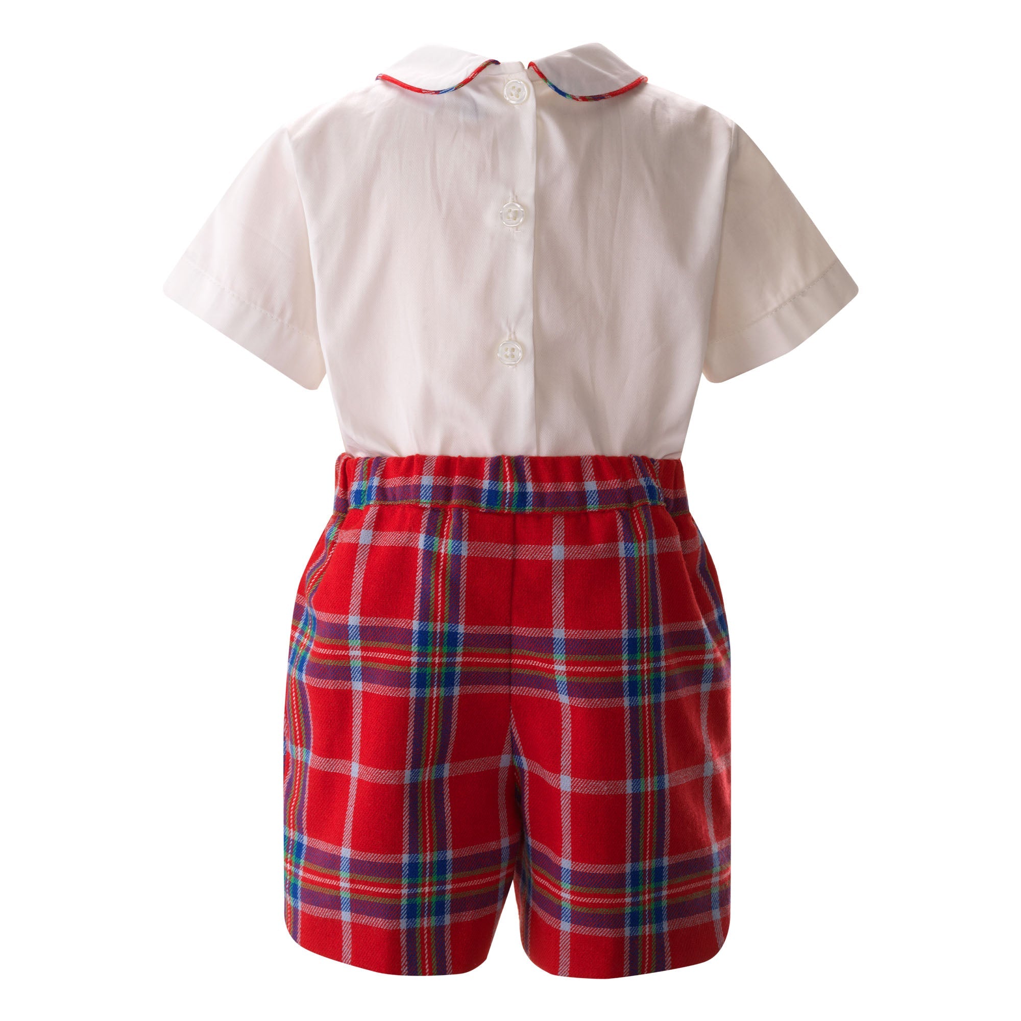 Tartan Shirt and Short Set, Red – Rachel Riley US