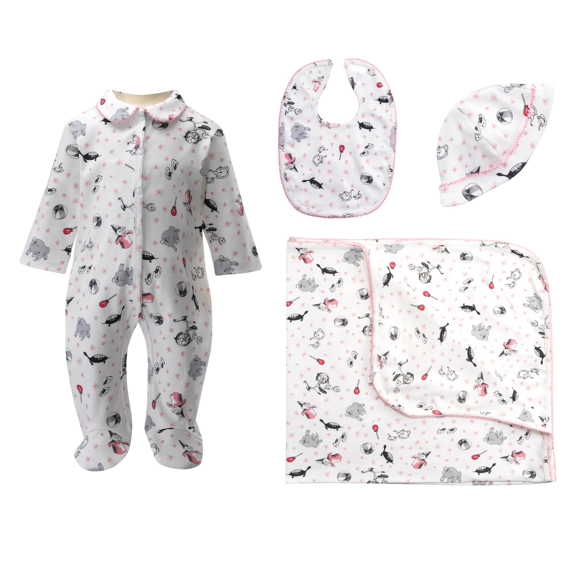 Eloise Toy Print Footie Gift Set – Rachel Riley US
