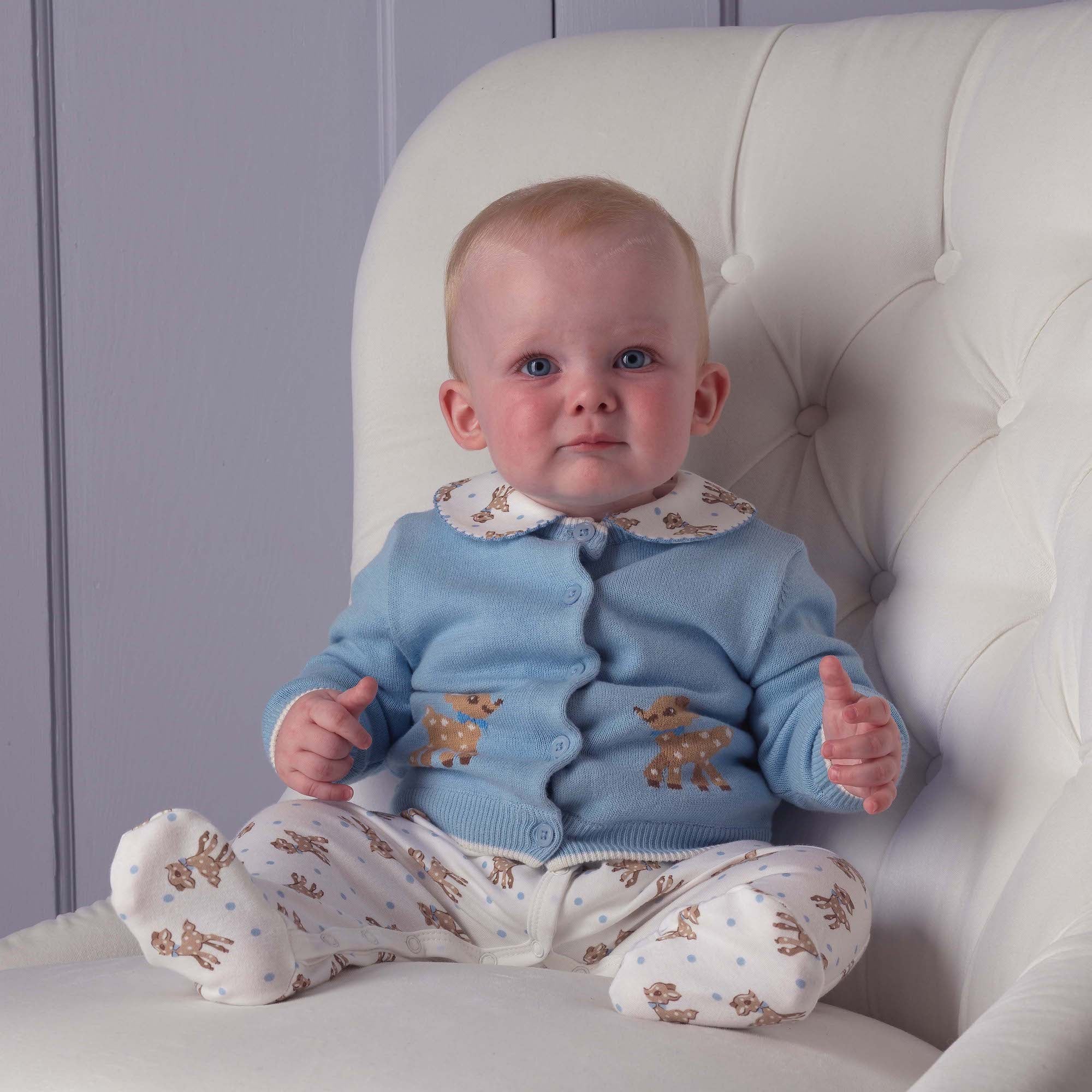 Blue Fawn Cardigan – Rachel Riley US