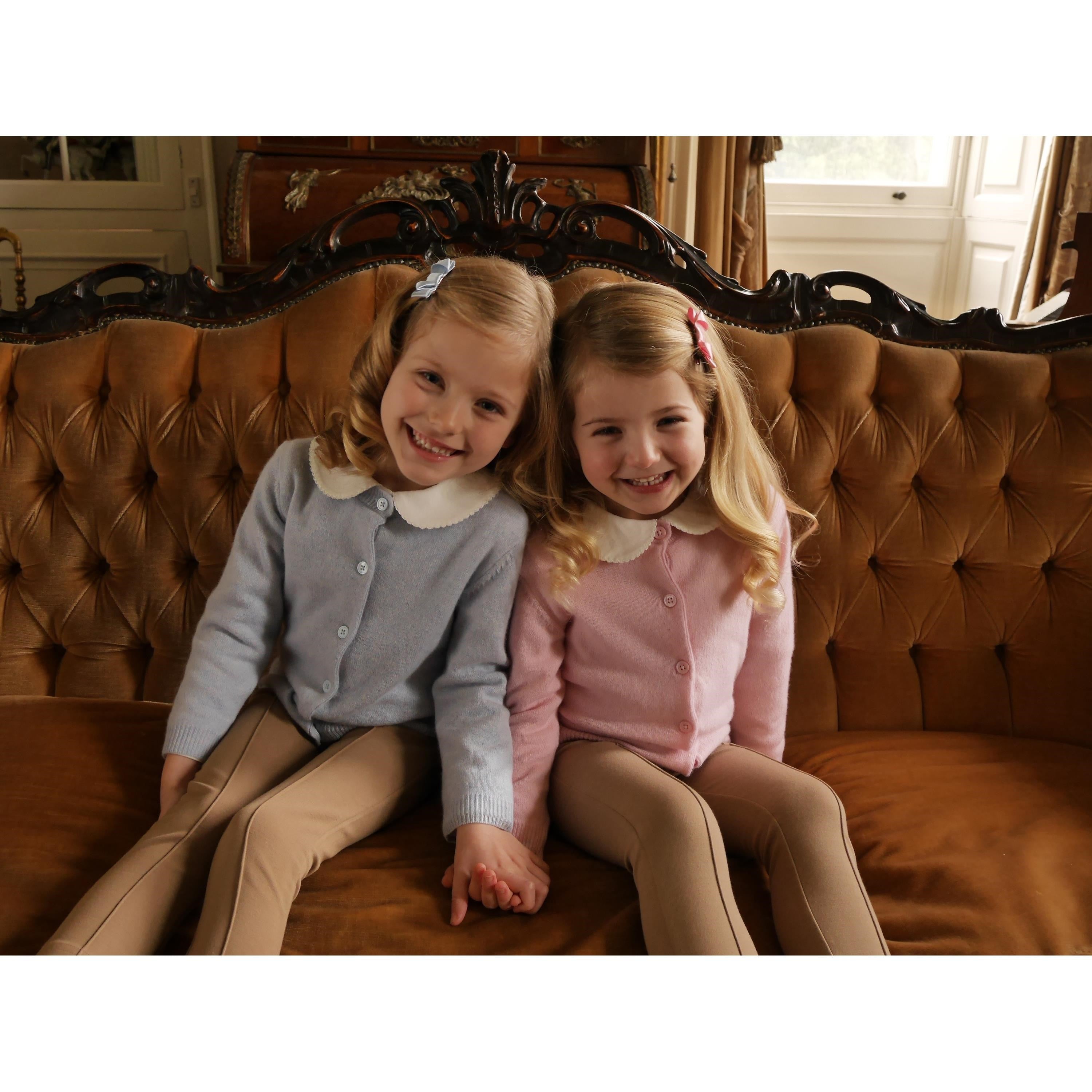 Pink Cashmere Cardigan for Girls – Rachel Riley US
